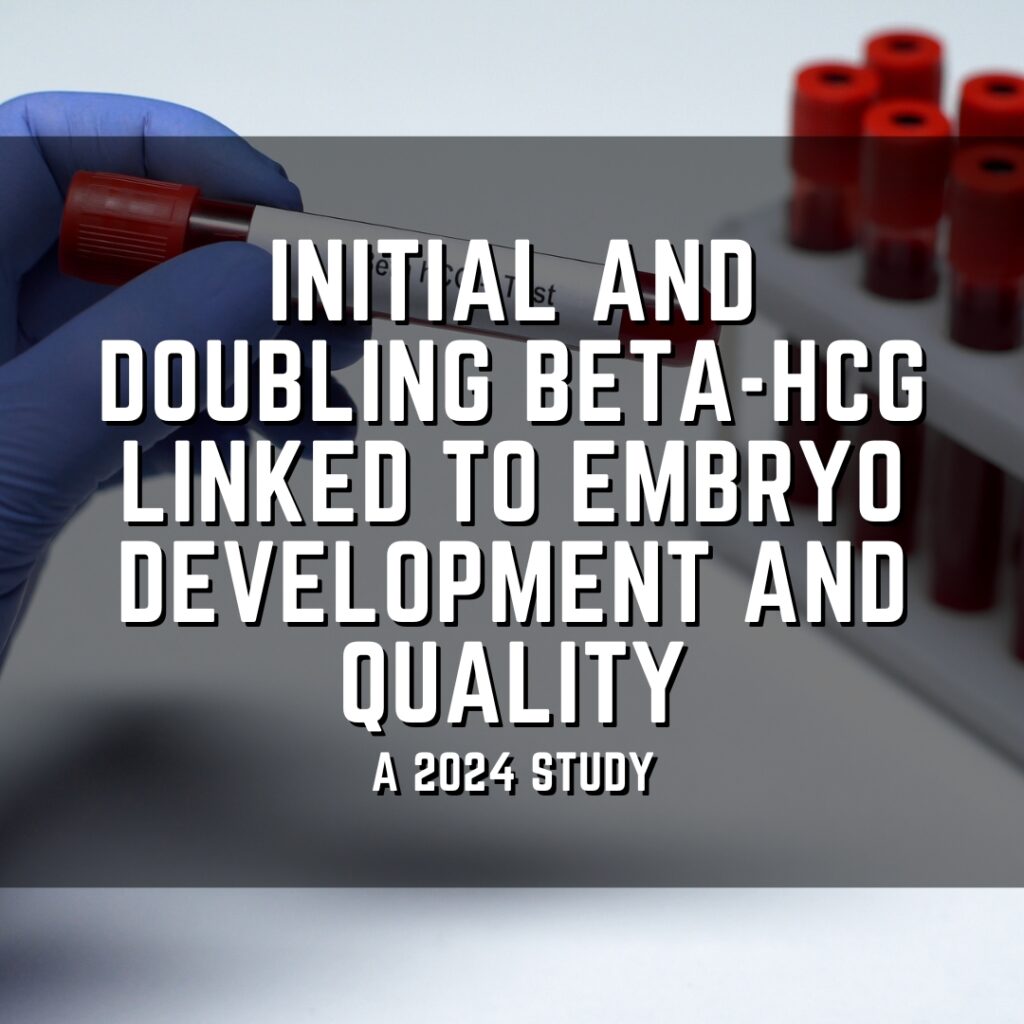 Early beta-hCG detection after transfer distinguishes normal from ...